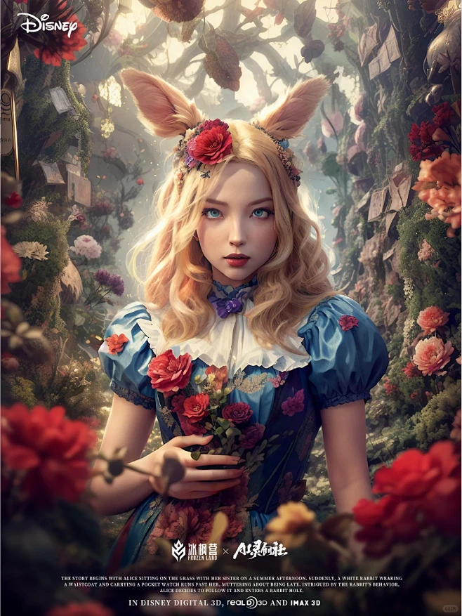 AI重设｜爱丽丝梦游仙境电影海报_ddf320c9