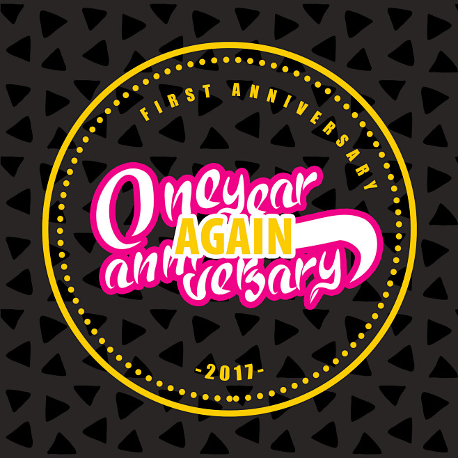 AGAIN-周年LOGO