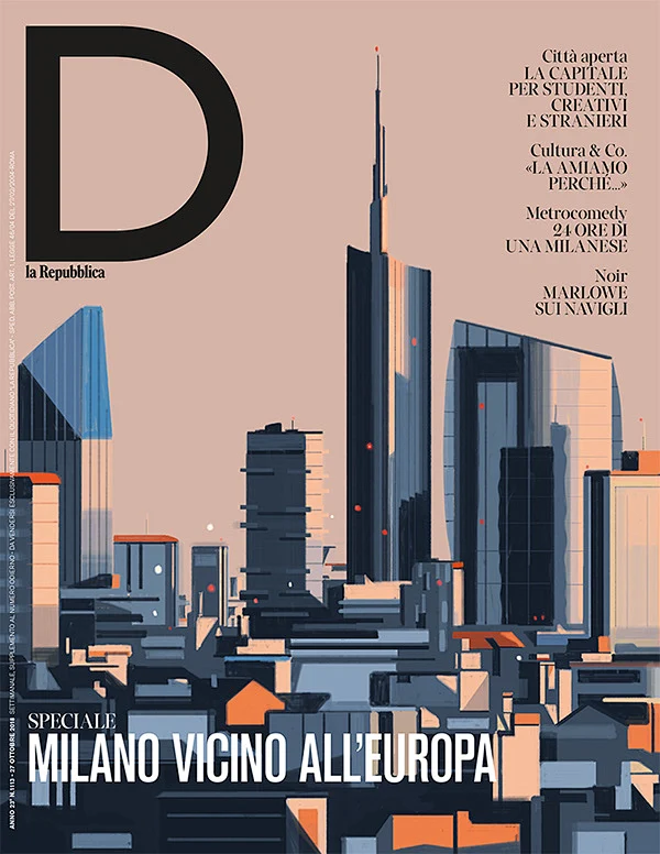 MILANO • D Cover by Emiliano Ponzi-花瓣网
