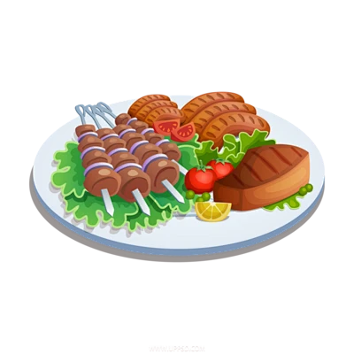 【米图网-52mitu.com】烧烤 美食 小吃 宵夜卡通cc烧烤-花瓣网