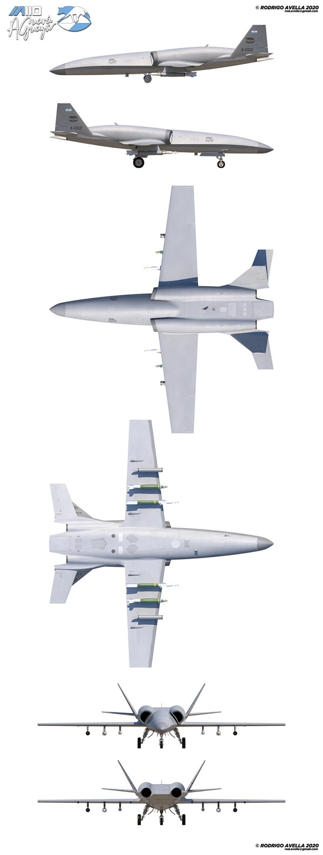 ArtStation - IA110 Aguará Guazú Concept Light Attack Aircraft - Drone图片_飞行器图片素材-花瓣网