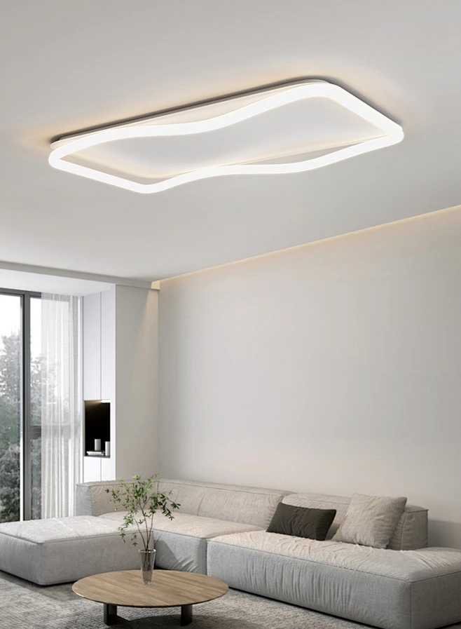 客厅吸顶灯led简约现代主灯大气长方形灯具2022年新款极简大厅灯-tmall.com天猫-花瓣网