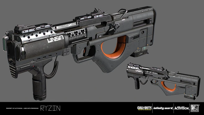 RPR Evo, RYZIN ART STUDIO : Weapon created for Call of Duty: Infinite ...