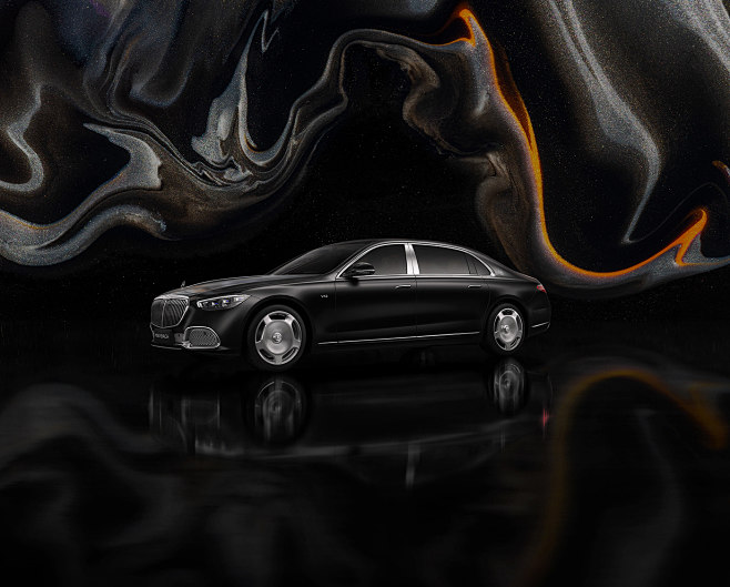 artist automotive car colorful gks HIghbeauty luxury Maybach mercedes ...