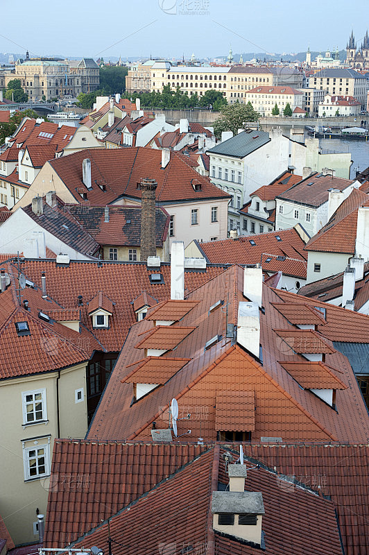 屋顶在布拉格