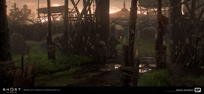 ArtStation - GHOST OF TSUSHIMA - Mongol Warcamps, Romain Jouandeau