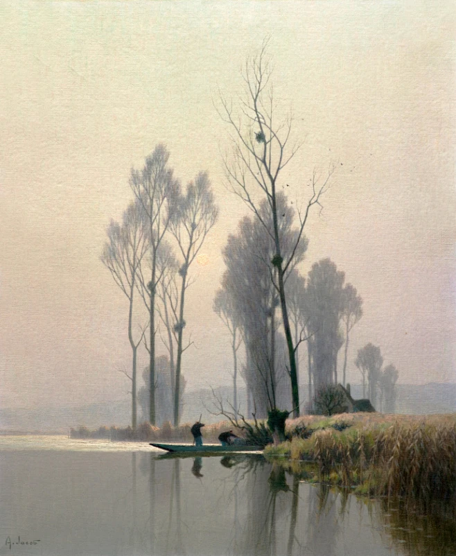 法国画家Alexandre Jacob(1876～1972) -花瓣网