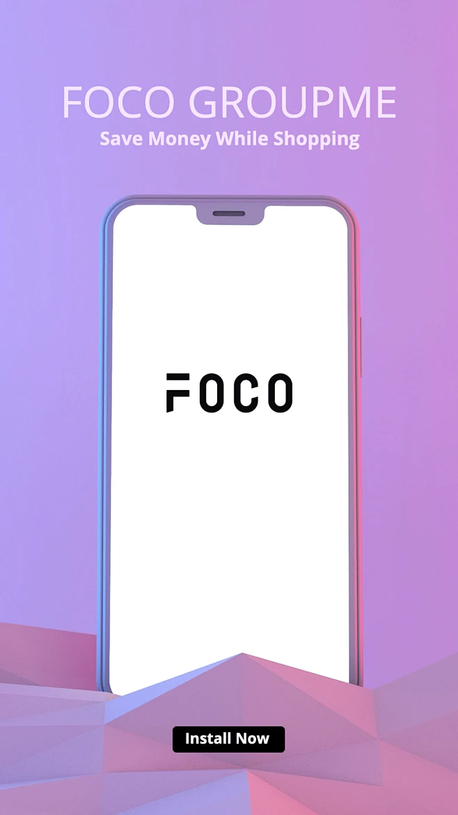 Internet Group Purchase App Promotion Template Fashion Simple Style ...