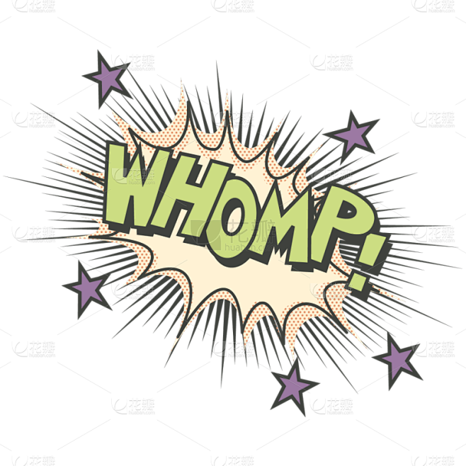 Comic Style Text Sticker