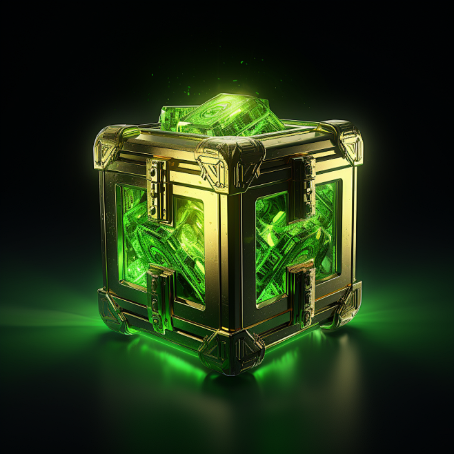 玻璃礼物，宝箱，现代，城市，dribble，写实，科技_5664256912