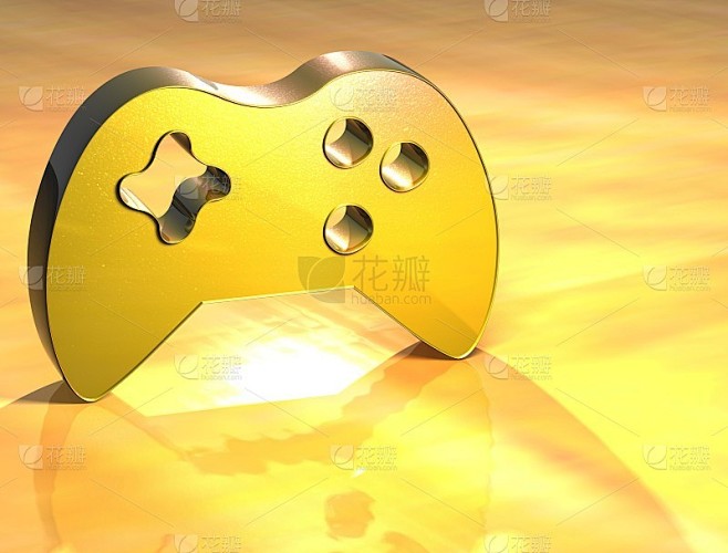 3D游戏Pad金标志