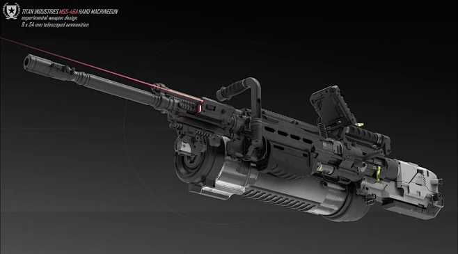 MGS-46a Machine gun-花瓣网