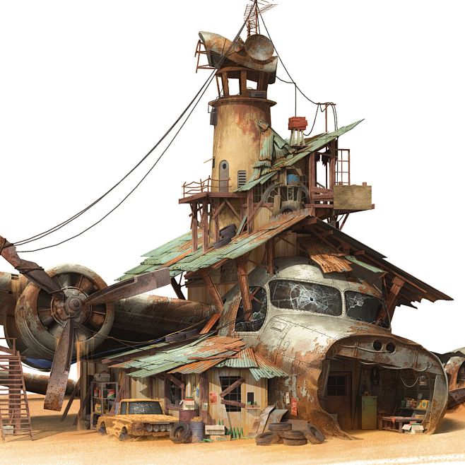 战争艺术—废墟, MICHAEL XU-花瓣网