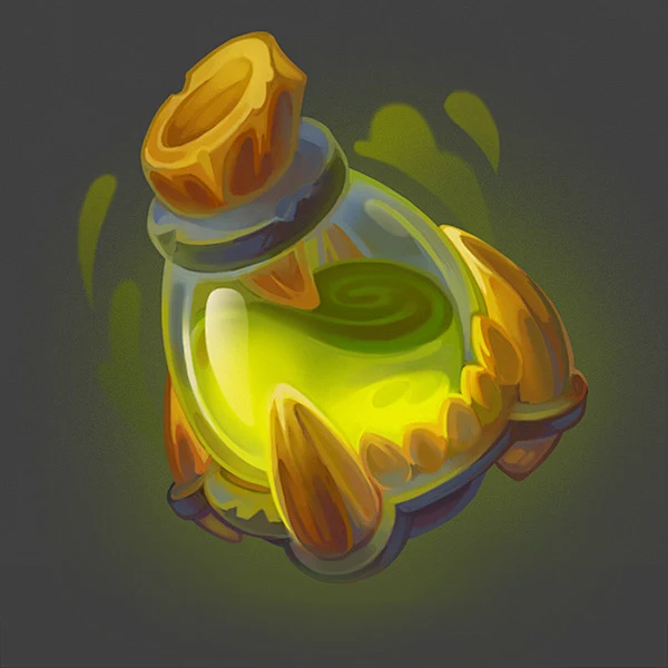 potion Magic elements bottles icons storm lava poison-花瓣网