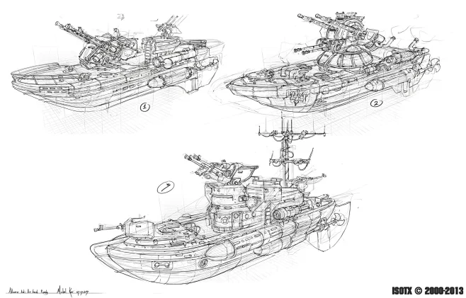 Sci Fi MBT - Main Battle Tank Design, Michal Kus : Concept for a ...