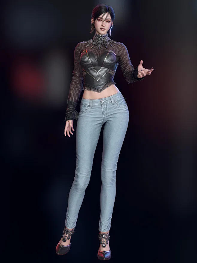 韩国3D角色艺术家Sunghyun Yun作品-CG99(cg99.com)图片_游戏美女图片素材-花瓣网