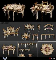 Ragnarok IP architecture and prop designs 02-花瓣网