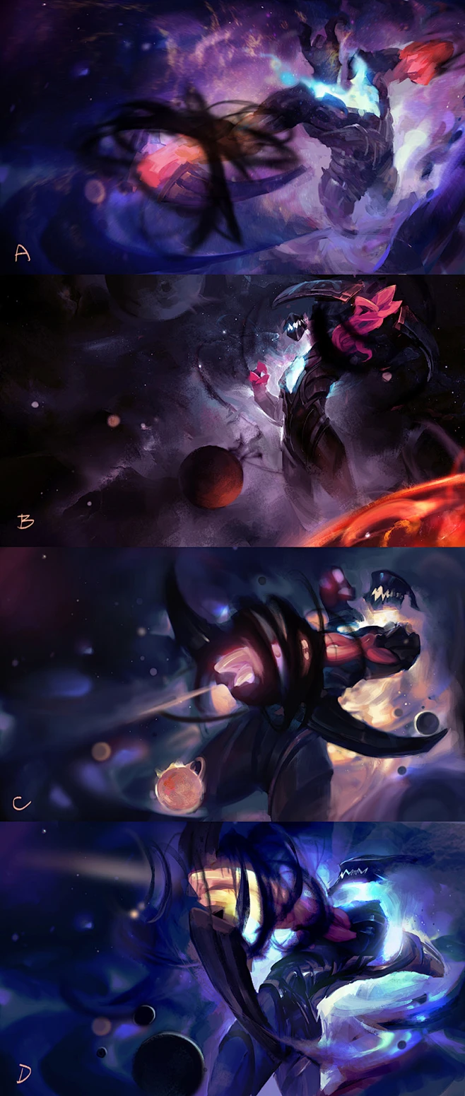 Darkstar Varus , crow god : Darkstar Varus splash art for League of ...