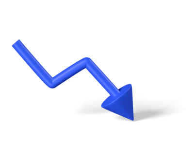【米图网-52mitu.com】立体元素 3D元素 c4d元素 三维元素 3D渲染 下降 下跌 股市 炒股 股票 立体箭头 3D箭头3D箭头-花瓣网
