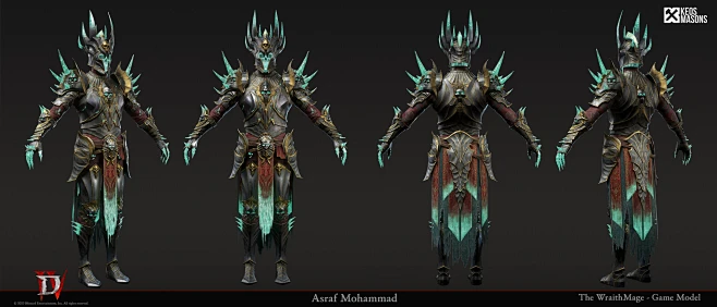 Diablo IV - Wraith Mage - Store Armor-花瓣网