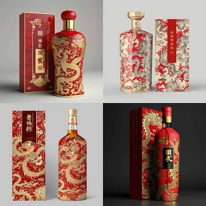 coucherf_Brandy_bottle_and_packaging_box_product_pattern_is_Chi ...