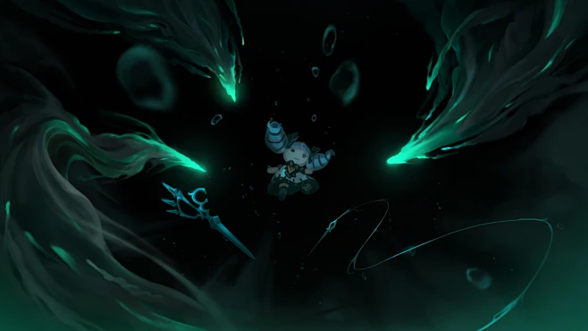 League of Legends Gwen Champion Teaser Trailer key art, Jun Seong Park ...