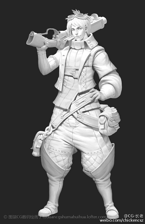 AO画法~~先放个~~~~-图端CG数码绘画-花瓣网