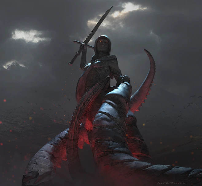 "The Elder Scrolls: Legends", Tyler Thull : Cropped Boethiah from ...