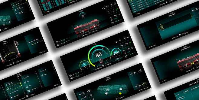 3D automotive design hmi Interface interface design ui design UI/UX user interface user ...