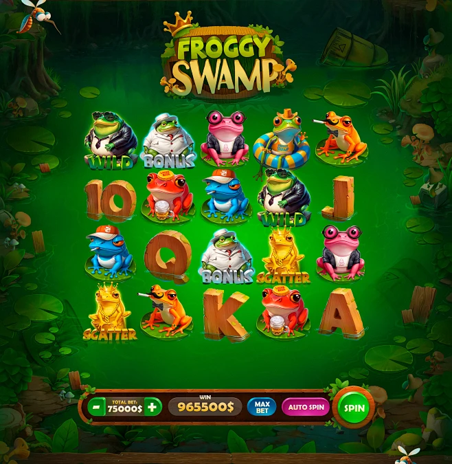 FROGGY SWAMP game art :: Behance-花瓣网
