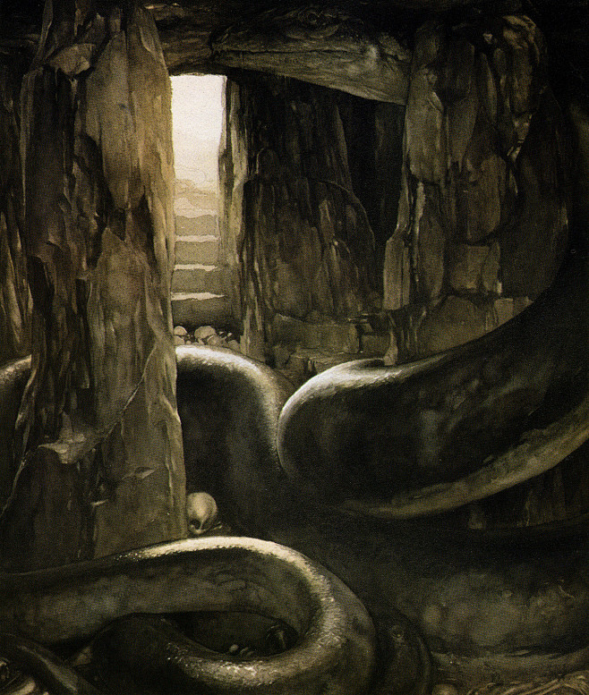 alan lee_the mabinogion_peredur - son of efrawg_05-花瓣网