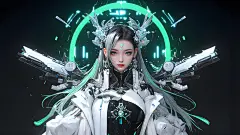 ZXM-赛博机甲女孩-hzj(11)-花瓣网