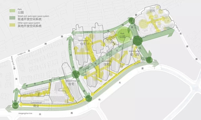 国际山公园及其周边街景-绿色社区枢纽 PLAT Studio – mooool木藕设计网(1)