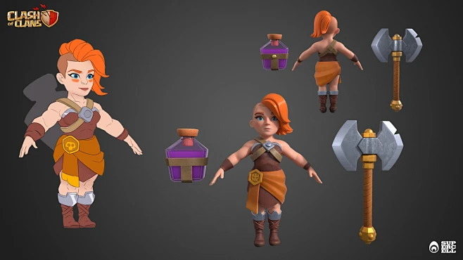 Clash of Clans - Super Valkyrie, Ocellus - SERVICES : Supercell art ...