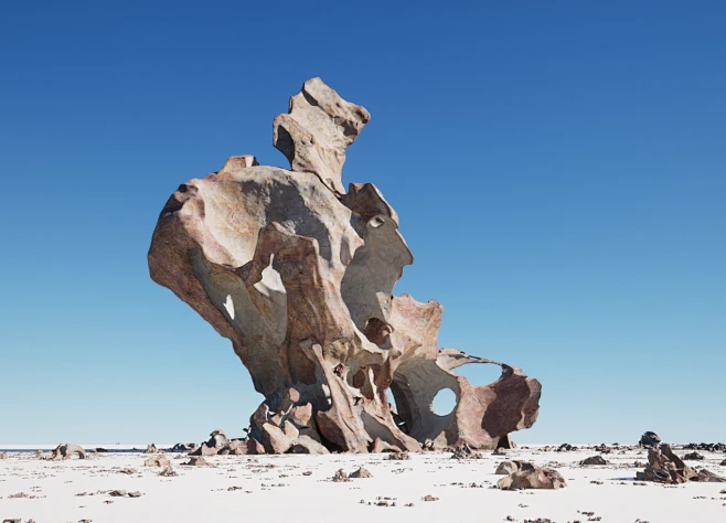 Cavernous Rocks WIP-花瓣网