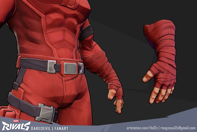 Fanart | Marvel Rivals Daredevil -花瓣网