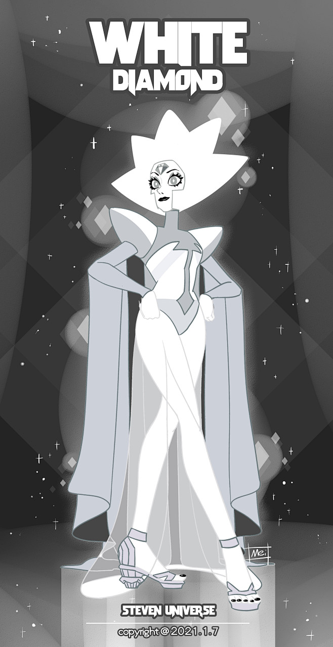 @Mei_official steven universe 宇宙小子 white diamond