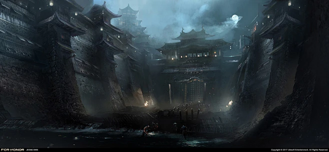 For Honor - Samurai Fortress, Jeong H Shin : Environment design for ...