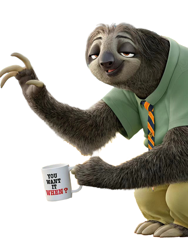 疯狂动物城——闪电树懒