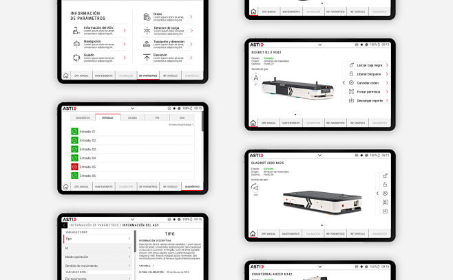 AGV´S HMI INTERFACE DESIGN