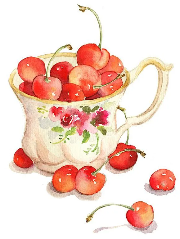 水彩画 -花瓣网