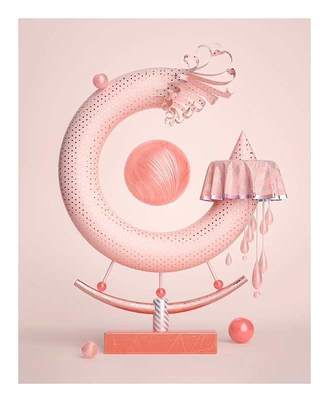 26字母——抽象表达_翘翘日志_【68Design】图片_c4d作品/参考/优秀作品图片素材-花瓣网