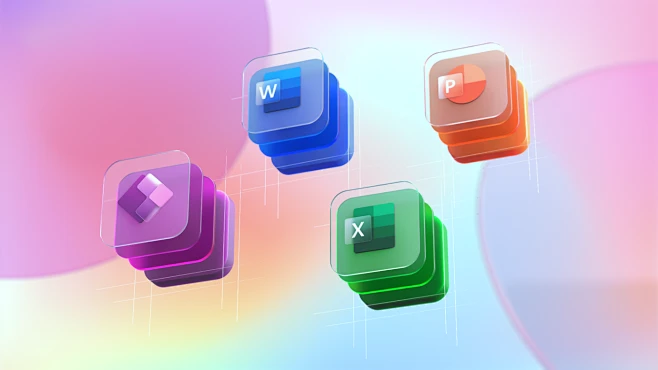 3D animation CGI cinema 4d Microsoft Microsoft Office motion design ...