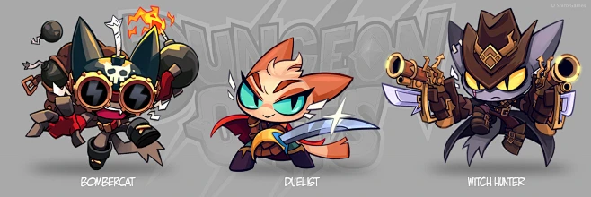 Dungeon Cats - Characters-花瓣网