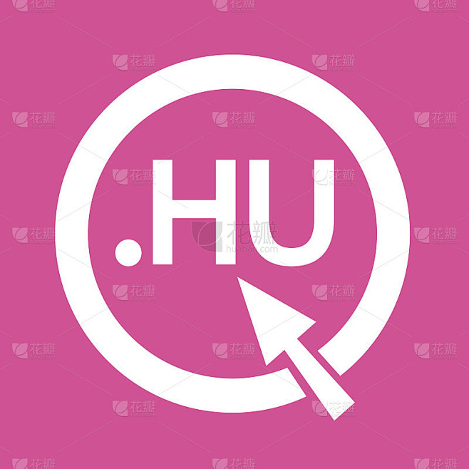 匈牙利域名点HU标志图标插图