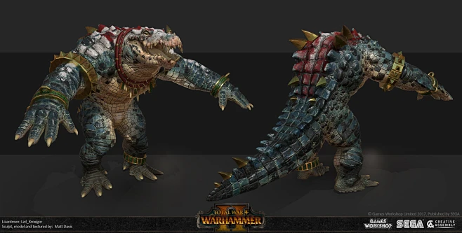 Total War: Warhammer 2 -Kroxigors, Matthew Davis : Kroxigor for Total ...