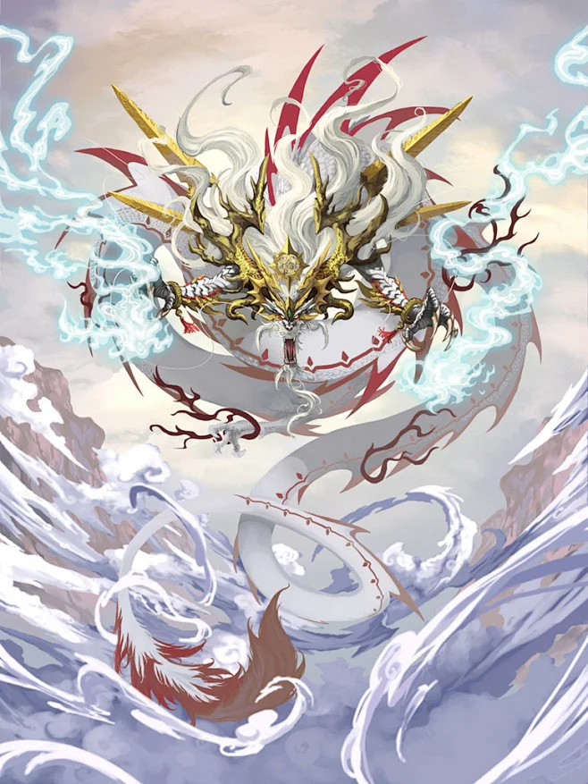 sun dragon by pamansazz on deviantART-花瓣网