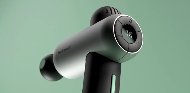 Massage gun // Industrial design by Whynot-花瓣网