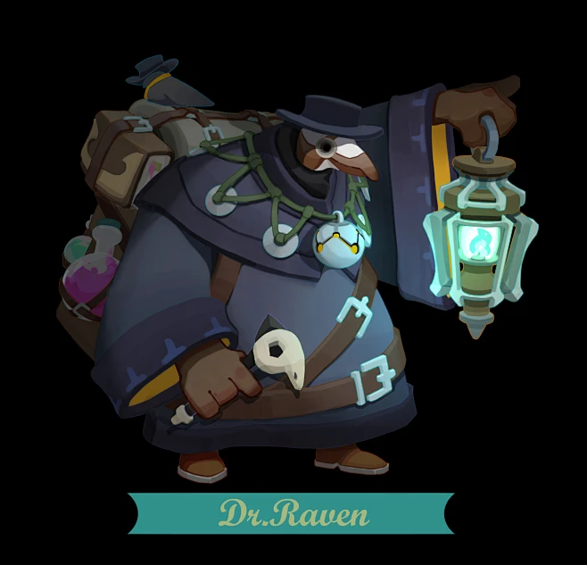 DR.Raven（渡鴉醫生）, Qing Xu : DR.Raven（渡鴉醫生） by Qing Xu on ArtStation.-花瓣网