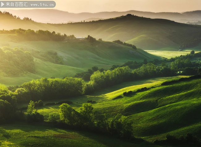 连绵的山峦自然风景高清图片素材-花瓣网